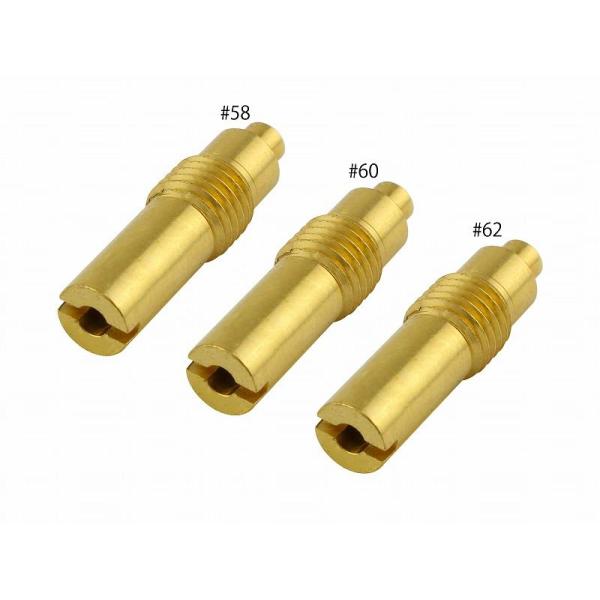 ポッシュフェイス 700017-10 パイロットジェットセット #58/#60/#62 ケイヒン PE20/24用(21×6) 各1個入り バイク