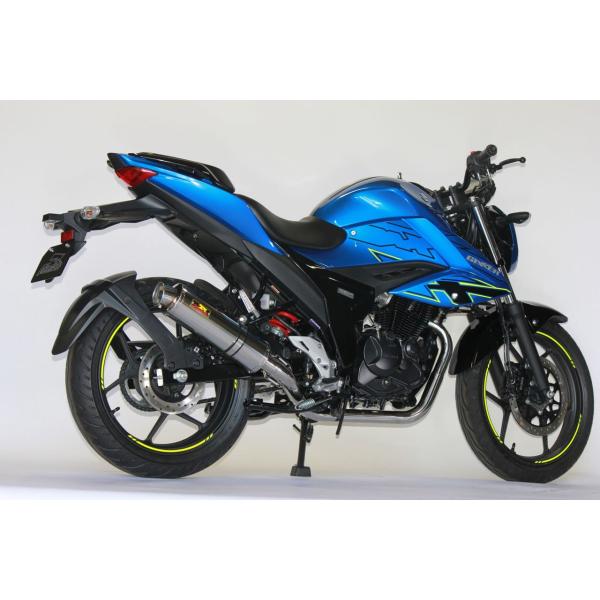 リアライズ 357-009-00 22Racing ステンレス マフラー ジクサー150 8BK-ED131 バイク