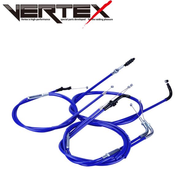 RG250E ワイヤーセット 30cmロング アクセルワイヤー クラッチワイヤー カラーワイヤー ブルー