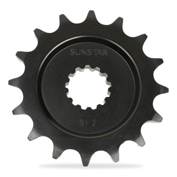 サンスター 3F2-16 フロントスプロケット ブラック 520 フロント 16T W400 5.0mmオフセット ゼファー750/RS 5.0mmオフセット 520CON スプロケ