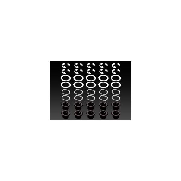 サンスター PS1460A-8W-OR フローティングピンセット セミフローティング オレンジ 汎用 8個セット バイクパーツ カスタムパーツ ブレーキパーツ 補修部品