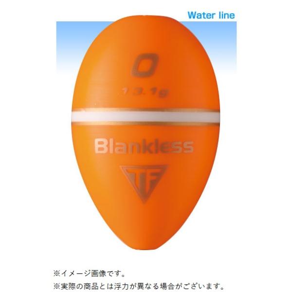 釣研 012282 ブランクレス オレンジ 3B 中通しウキ チヌ クロダイ どんぐり 尾長 口太 仕掛けウキ 浮き うき 釣り 海