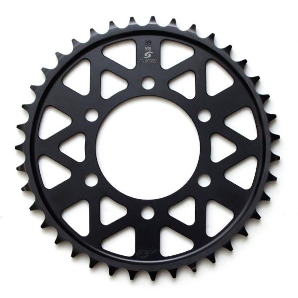 ゲイルスピード 28753042 17618H スプロケット ブラック 530×42T アルミ製 モリブデントリートメント