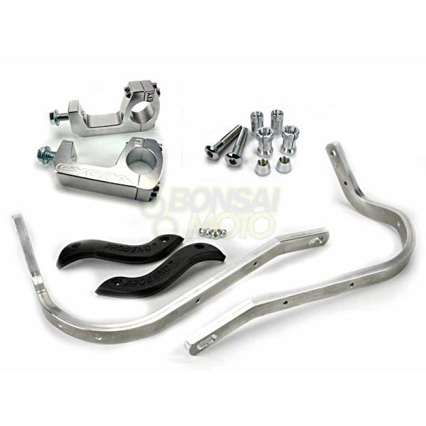 CYCRA サイクラ PB-Uclamp-framekit-1156-02-pr-si プロベンド+Uクランプ フレームキット T2 Pro-Taper 08〜対応 シルバー ハンドガード ボンサイモト