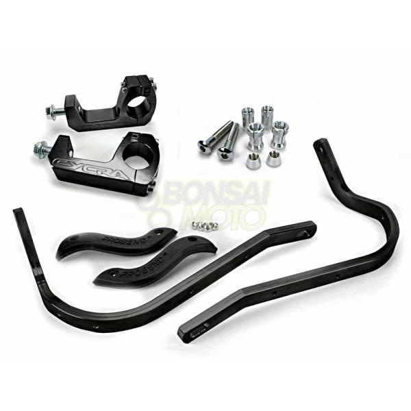 CYCRA サイクラ PB-Uclamp-framekit-1156-02-pr-bk プロベンド+Uクランプ フレームキット T2 Pro-Taper 08〜対応 ブラック ハンドガード ボンサイモト