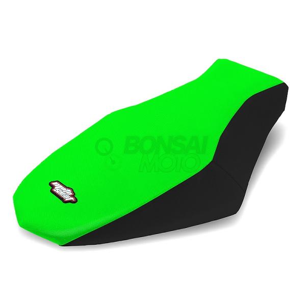 MOTO SEAT モトシート POLARIS ポラリス ツートン シートカバー ブラック×KXグリーン RUSH PRO X-S (15)