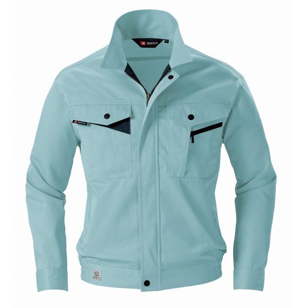 バートル 6021 長袖アースグリーン 4Lサイズ 春夏用 メンズ ジャケット 制電ケア 作業服 作業着 6021シリーズ