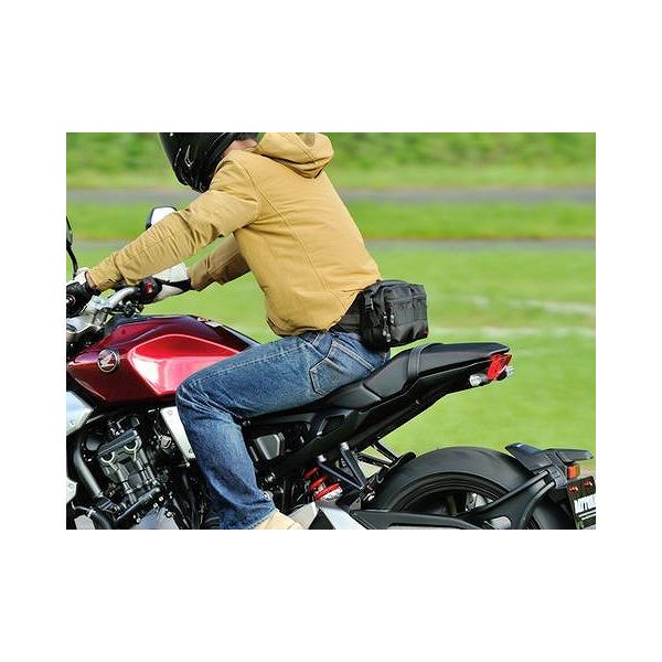 デイトナ 98667 ヘンリービギンズ 防水ウエストバッグ DH-737 ブラック 4L 鞄 かばん カバン バッグ ツーリング ウエストバック 防水 収納