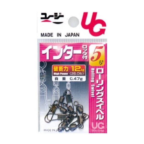土肥富 I-301 UG インターロック付ローリングスイベル 1/0 ニッケル 1PC ユージー UG 釣り フィッシング 小物 仕掛け サルカン