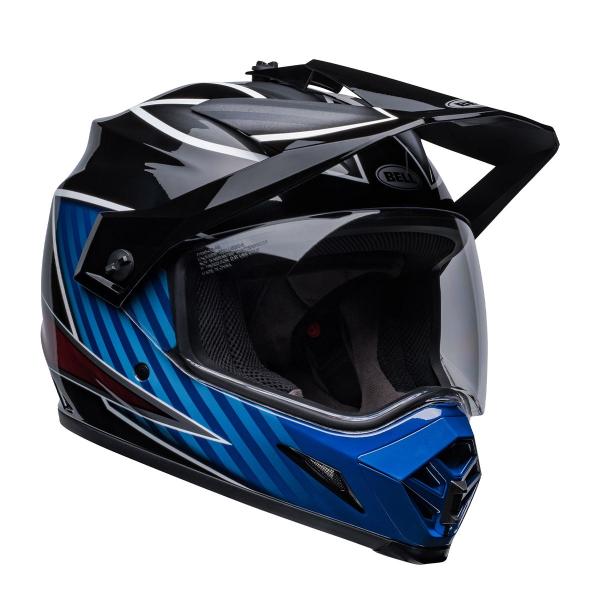 BELL D2769 MX-9 MIPS アドベンチャー ヘルメット ダルトン ブラック/ブルー S(55-56cm) バイク 頭 保護 フルフェイス 7136374