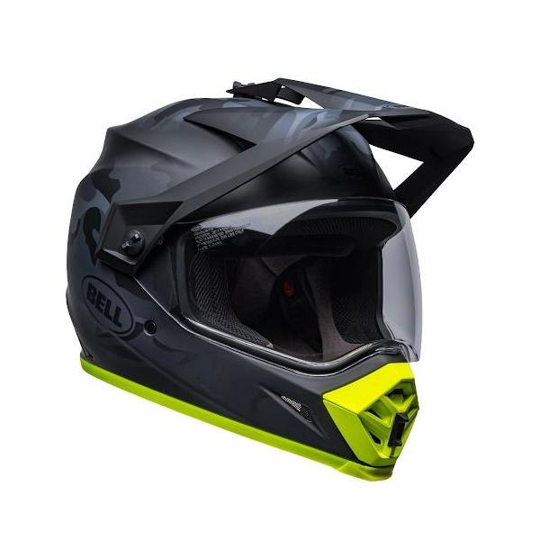 BELL D2771 MX-9 MIPS アドベンチャー ヘルメット ステルスカモ マットブラック/ハイビズ S(55-56cm) バイク 頭 保護 フルフェイス 7136675