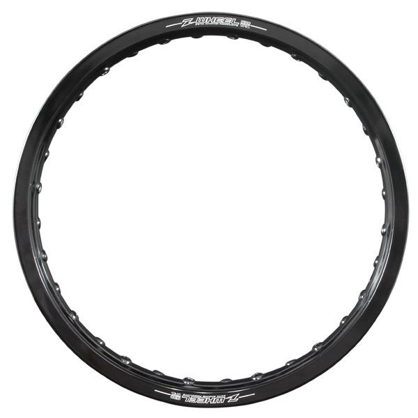 Z-Wheel ズィーウィール W02-72311 S30 アルミリム 19インチ-1.40 フロント ブラック 85SX/105SX/TC85 ダートフリーク