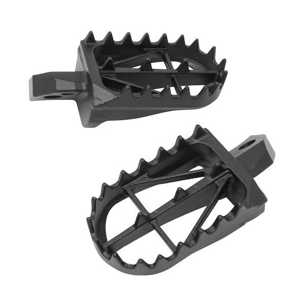 ZETA D3029 ワイドフットペグ クロモリ 50mm KDX220/250R/SR バイク Z48-02-526