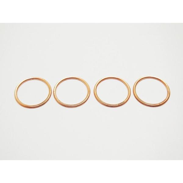 ドレミコレクション 35210 エキゾーストガスケット 外径42×内径37×厚み2.69mm 4枚入 Z900RS マフラー パーツ