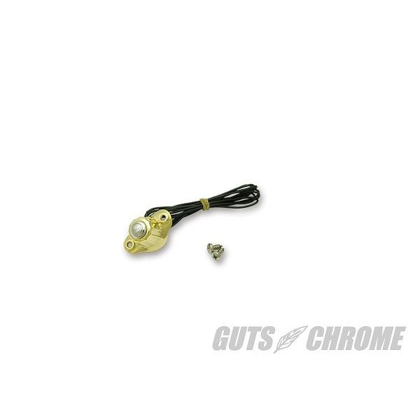 KUSTOM TECH K-Tech KUS-20-160 1ボタンスイッチハウジング ブラス状態新品未使用内容Kustom Tech製1プッシュボタンスイッチハウジングです。1インチハンドル用。小さなパーツですが、材料の質感と細やかな造形...