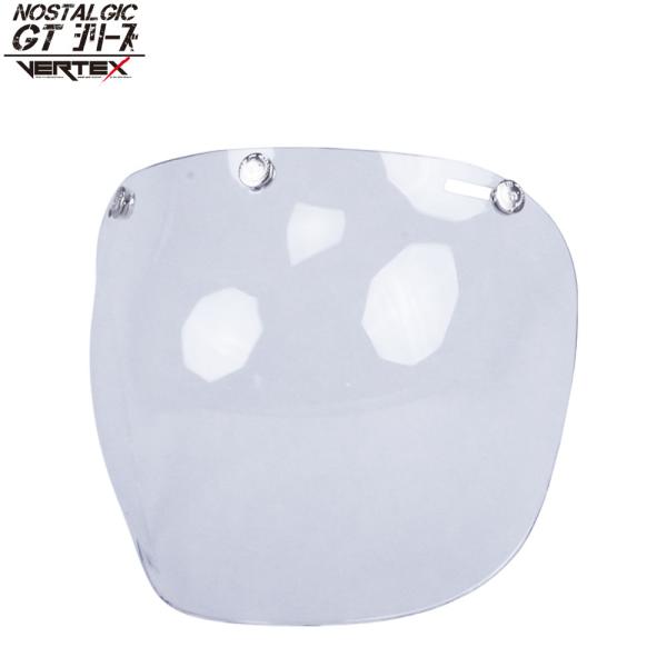 GT301 GT303 オプションパーツ ノスタルジック GT-303 バブルシールド クリア ハーフヘルメット GT-301 GT-303 専用 ヘルメットシールド ノスタルジック GT301GT303 専用 ヘルメットシールド