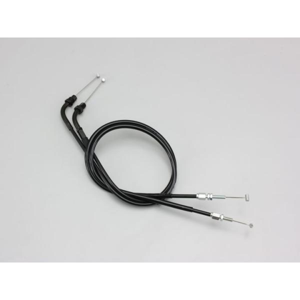 ハリケーン HB6016-10 スロットルケーブル W ブラック VTR250('09- FI車) 75mmロング