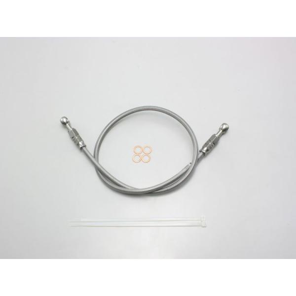 ハリケーン HB7L080S SURE SYSTEM LINE ブレーキホース フル・ステンレス製 Lタイプ 長さ80cm