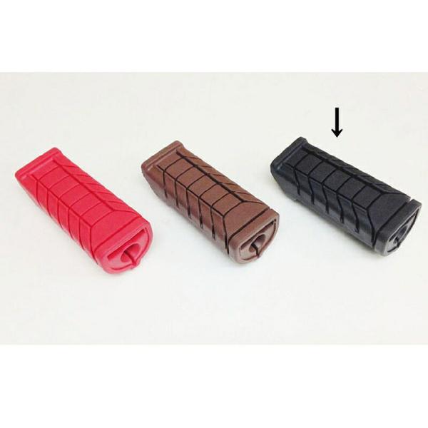 キジマ 213-1897 ステップラバー スーパーカブ110 ブラック 左右セット キジマ 213-1897