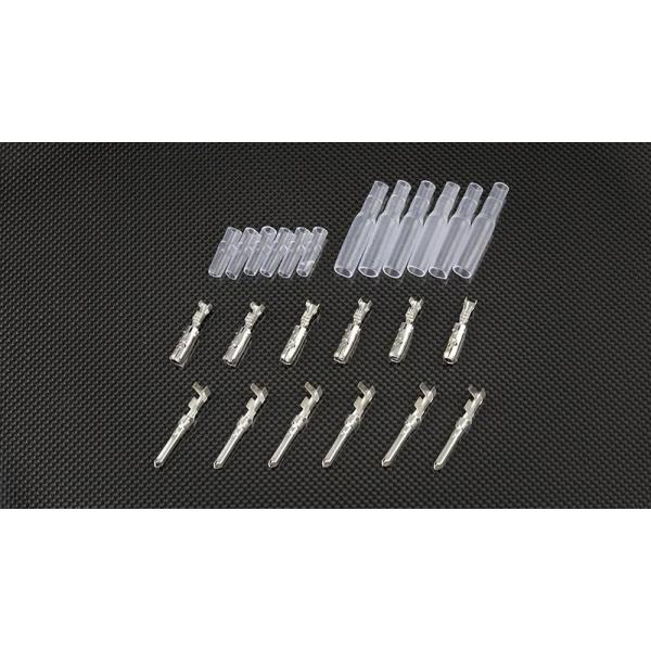 キジマ 304-7161 カワサキ ギボシ端子 オスメスセット 2.5mm/4.0mm 各6個 スリーブ付き 電装 パーツ 補修部品 KIJIMA