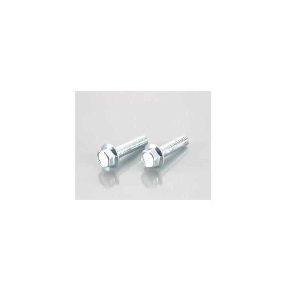キタコ 0900-062-02006 フランジ付六角ボルト (ユニクロメッキ) M6XP1.0X35mm 2個