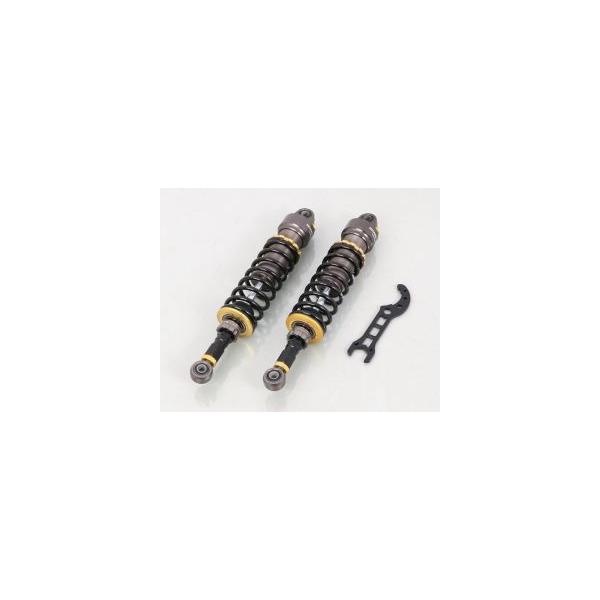 キタコ 520-1470100 GEARS ショックアブソーバー ガンメタリック/ブラック ガス オイルダンパー式 CT125ハンターカブ 1セット(2本) チューニング