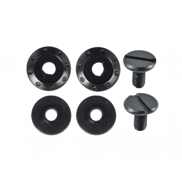 リード工業 HS-2B シールドビスセット ブラック 各2個セット ネジ ヘルメット アクセサリー オプション リペアパーツ LEAD