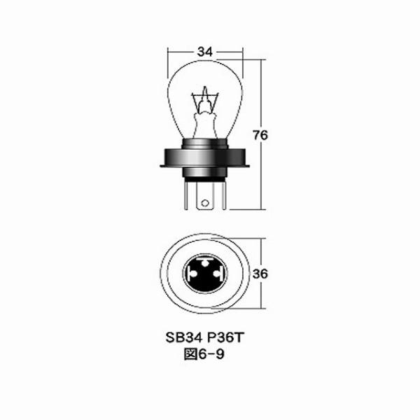 M&amp;H マツシマ 1P2414 12v50/40w SB34 P36T M&amp;H