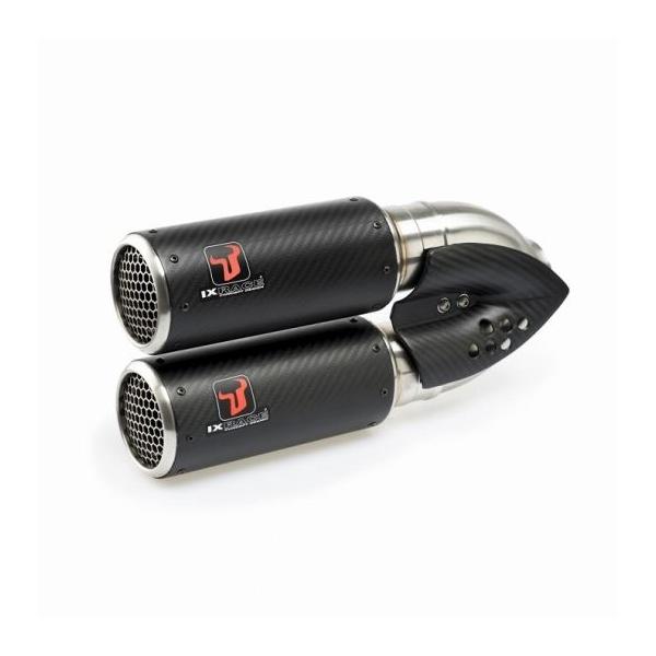 マッドマックス IX-DK7472C2 IXRACE アイエックスレース スリップオン マフラー DC2 カーボンファイバー 240 mm KAWASAKI Z900A2 2020 バイク パーツ