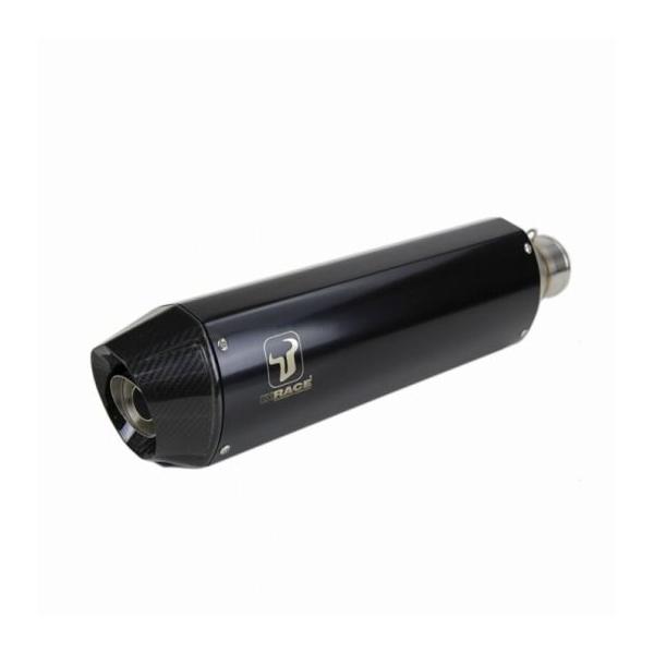 マッドマックス IX-OZS0172BC IXRACE フルEXマフラー 560mm ブラックHTペイント OV90SBC オーバル PEUGEOT DJANGO 150 2020