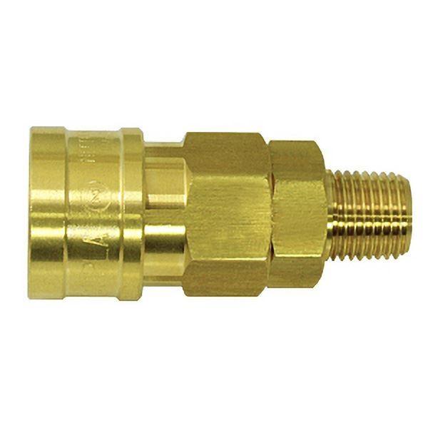 日東工器 00228 ハイカプラ 40SM BRASS NBR 真ちゅう/ニトリルゴム めねじ取付用 流体機器 継手 低圧用