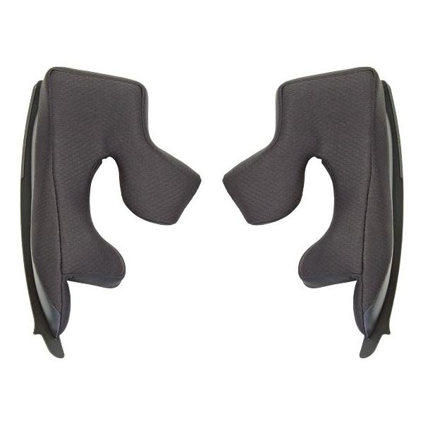 OGK D20F チークパッドセット ブラック オプション(15mm) 左右セット GEOSYSシリーズ 内装 クッション ヘルメットパーツ 補修 カブト Kabuto