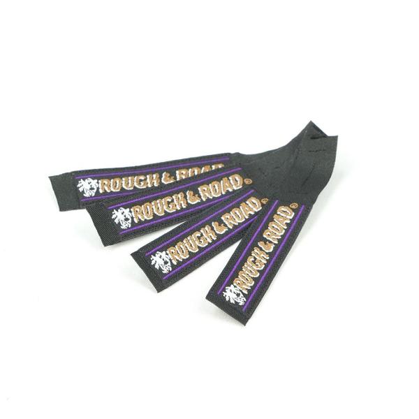 ラフ&amp;ロード RR9977GD ロゴジップタブ ゴールド 全長6.5cm バイク バッグ 服 ジャケット