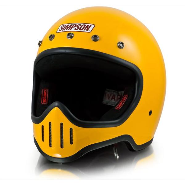 シンプソン 3309195758 M50 イエロー 57-58cm フルフェイス ヘルメット バイク SIMPSON