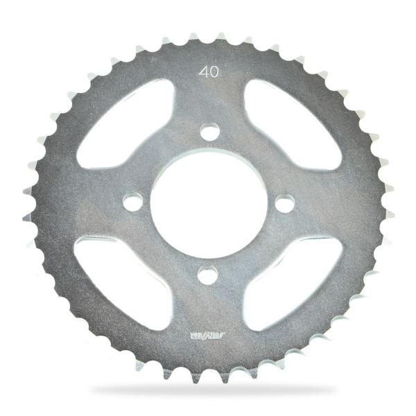 サンスター JK-003B-40 リアスプロケット 40T シルバー サイズ420 1個 AR50/II AR80/II KSR-I KSR-II リア スプロケ SUNSTAR