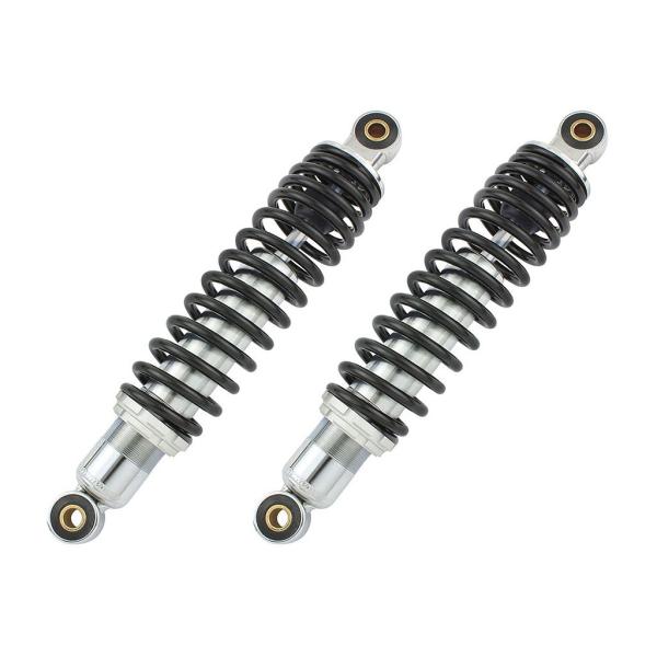 シフトアップ 225280-36-10 リアショック メッキボディ/ブラックスプリング タイプ2 280mm モンキー 2個入り バイク サスペンション パーツ