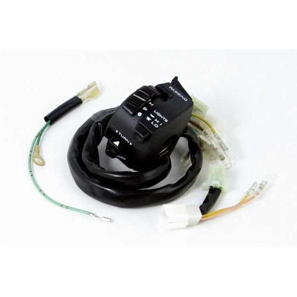 SP武川 タケガワ 05-09-0016コンビネ-ションスイッチASSY. (P/C付タイプ) 12V-モンキー/12V-ゴリラ状態新品未使用内容左側にスイッチ類を集約し、プッシュキャンセル式ウインカースイッチなど機能を充実させたコンビネー...