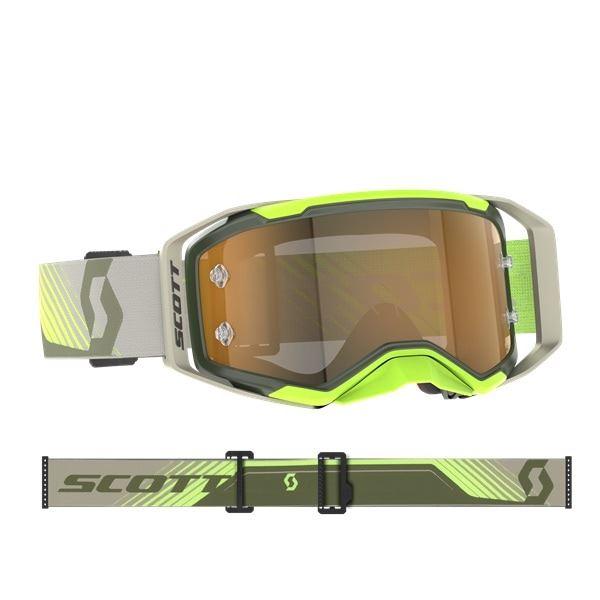 SCOTT 421478-7701324 ゴーグル PROSPECT プロスペクト 2.0 アンプリファイア カーキグリーン/ネオンイエロー バイク 目 紫外線 保護
