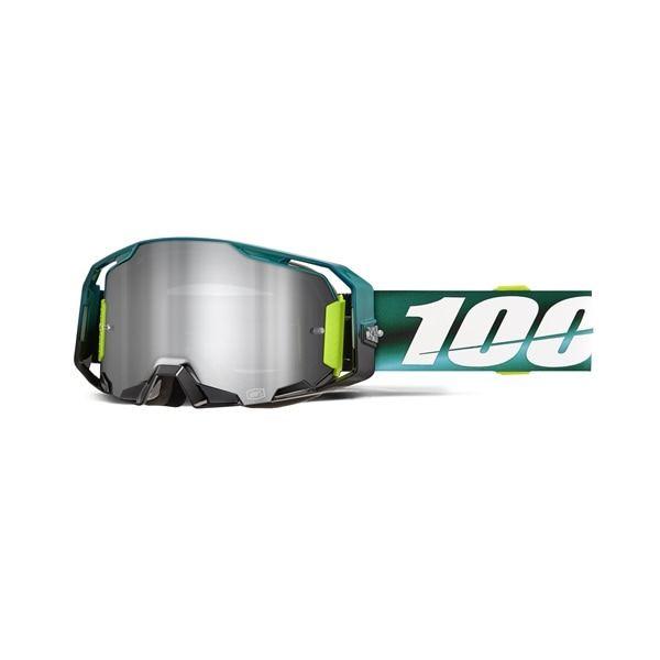 100% 50060-00011 ARmatic ゴーグル Polarity(ポラリティ) シルバーミラーレンズ標準装備 モトゴーグル モトクロス オフロード ウエストウッド