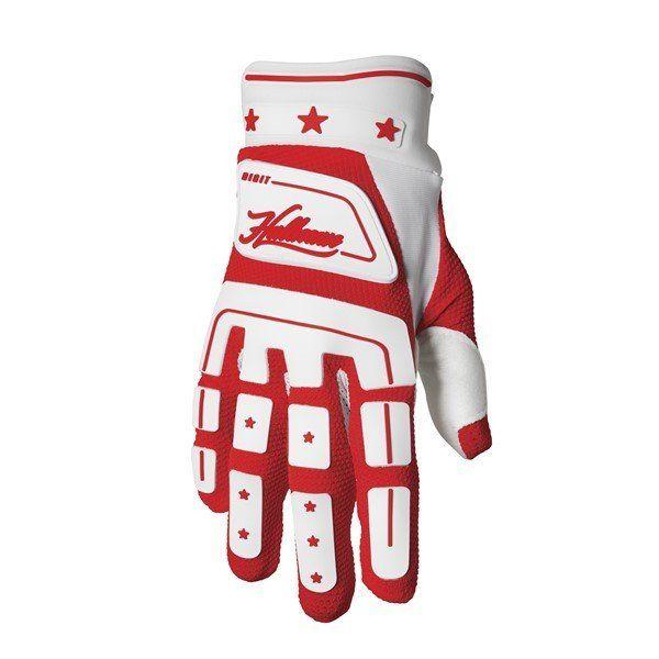 THOR ソアー 3330-6786 MXグローブ HALLMAN DIGIT ハルマン デジット ホワイト/レッド XLサイズ 手袋 保護 オフロード ウエストウッド
