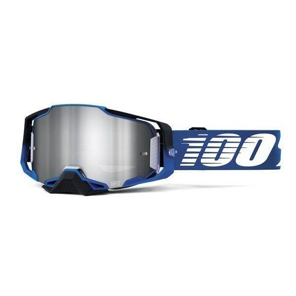 100％ 50005-00011 MXゴーグル ARMEGA アルメガ Rockchuck ロックチャック フラッシュシルバー 眼鏡 メガネ 保護 オフロード ウエストウッド