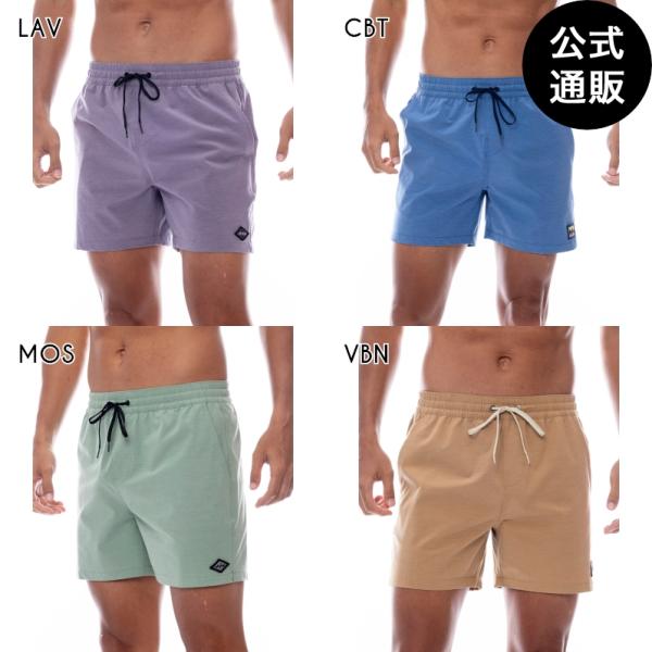 【BILLABONG(ビラボン)ブランドの公式オンラインストア】腰周りのフィット感が調整しやすい伸縮性のあるウエストとサイドポケットが特徴的なLAYBACKSモデルのEVERY OTHER DAYボードショーツ。ソリッドカラーが使いやすい人...