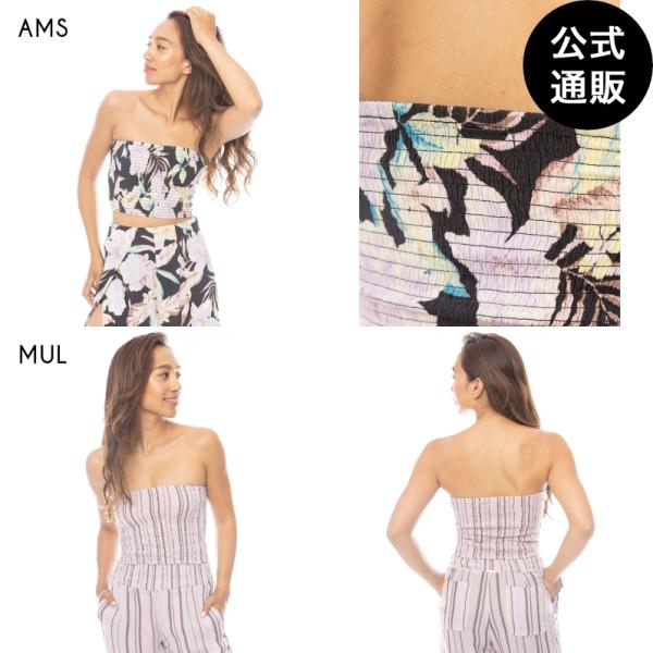 【BILLABONG(ビラボン)ブランドの公式オンラインストア】ボディラインを綺麗に見せてくれるシャーリング仕様のチューブトップトップス。タイトシルエットで薄手の素材感が軽やかな印象に仕上げてくれます。トロピカル柄とマルチストライプの2色展...
