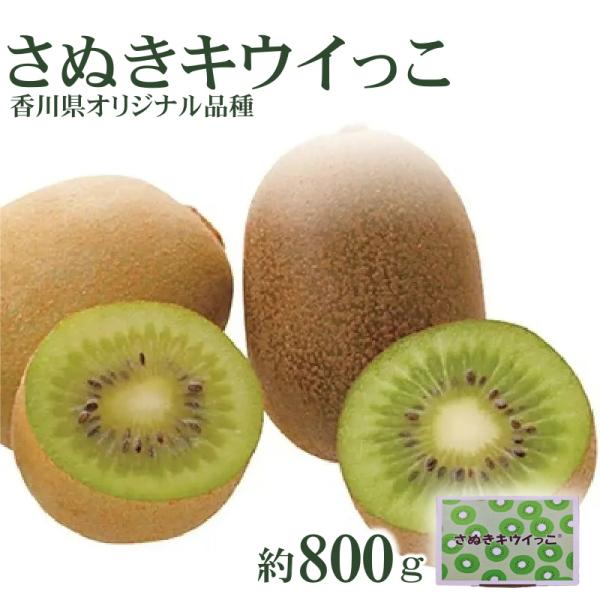【名称】さぬきキウイっこ【産地】香川県【品種】香川UP-キ1〜5号（5品種の総称）【内容量】800g（15個〜30個入り）【サイズ】1個あたり25〜50g【糖度】17〜20度【特徴】毛なし・皮ごと食べられる・イガイガ感ゼロ【栄養】栄養機能食...