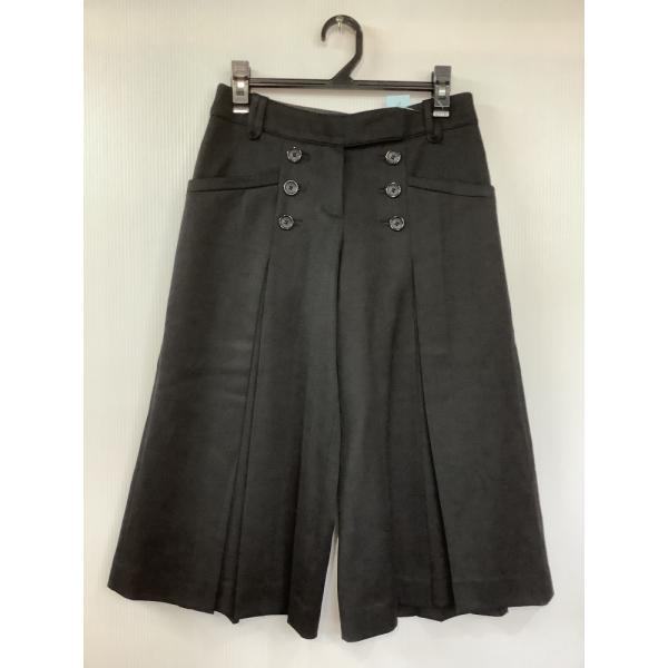エヴー 黒ガウチョパンツ プリーツ サイズ32