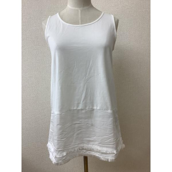タグ付き未使用 白タンクトップ 定価8900円