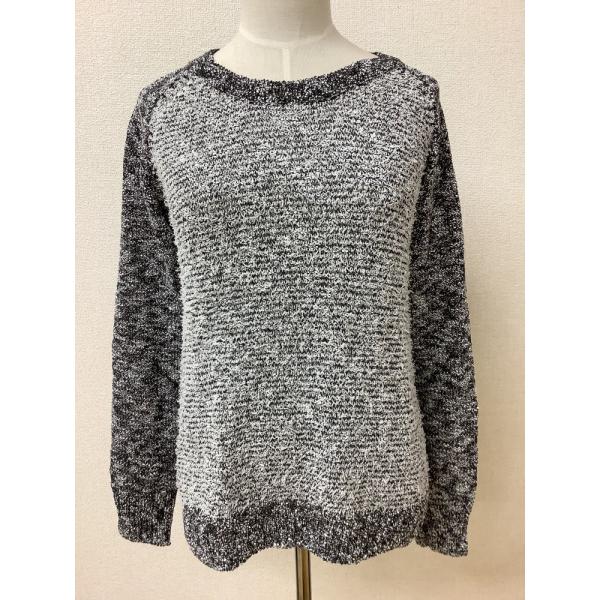 ロートレ・アモン 白黒ミックス コットンニット サイズ38