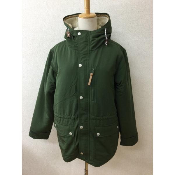 深緑コート ボアライナー付き