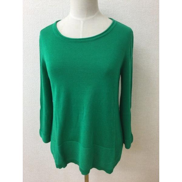 CANOA 鮮やかなグリーンのニット サイズ9号