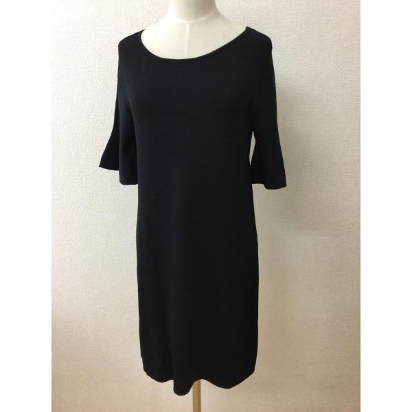 Massimo Dutti マッシモドゥッティ 黒 ニットワンピース サイズS